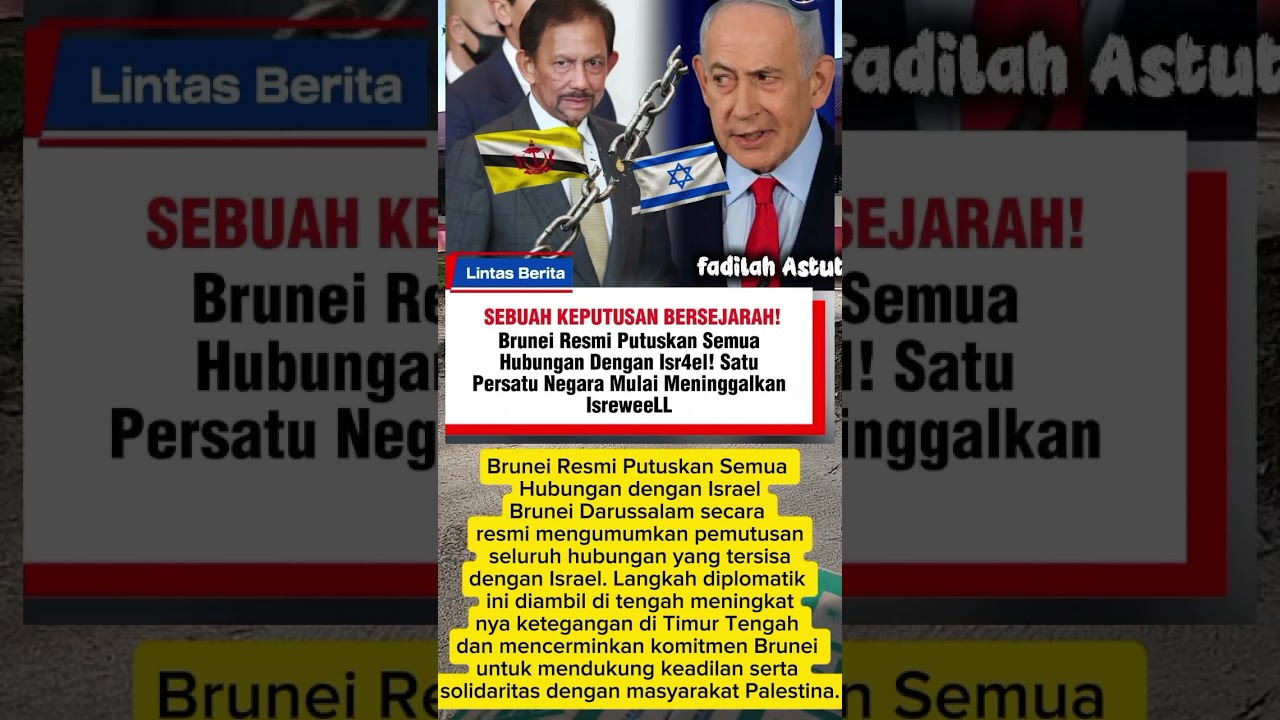 Brunei resmi putuskan semua hubungan #trending #viral #funny #shorts #love#new