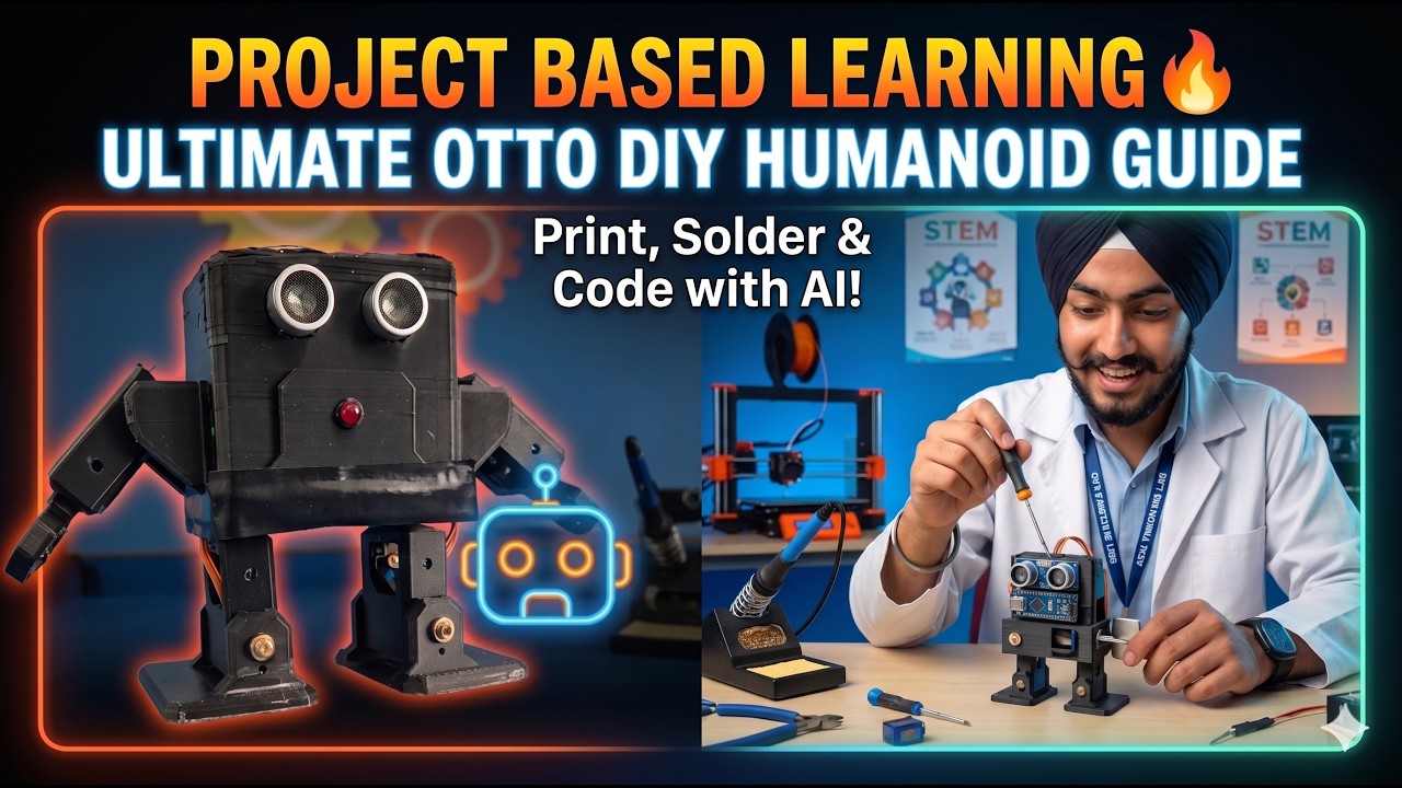 Ultimate Otto DIY Humanoid Guide: Print, Solder & Code with AI!