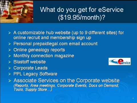 Pre Paid Legal - What is eService? What do you get from it?