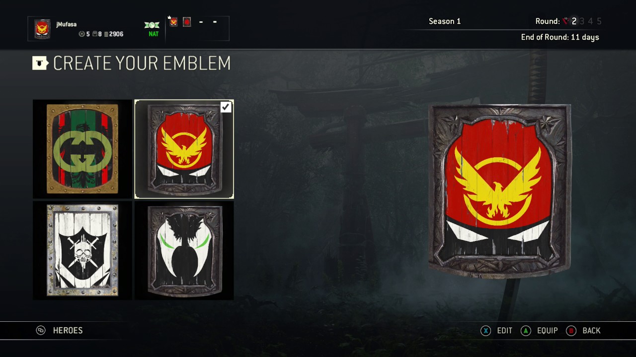 For Honor - Emblem Tutorial - Captain Falcon