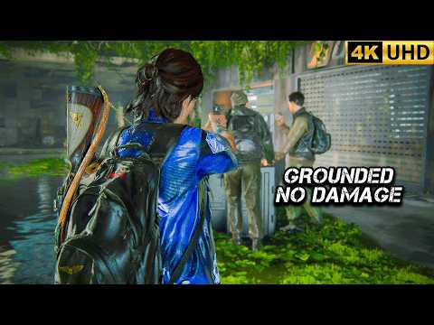 The Last of Us 2 Remastered (PC) Stealth Gameplay - Mall Infiltration ( GROUNDED / NO DAMAGE )
