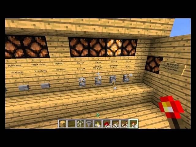 Automatic Potion Brewing Machine Minecraft Map