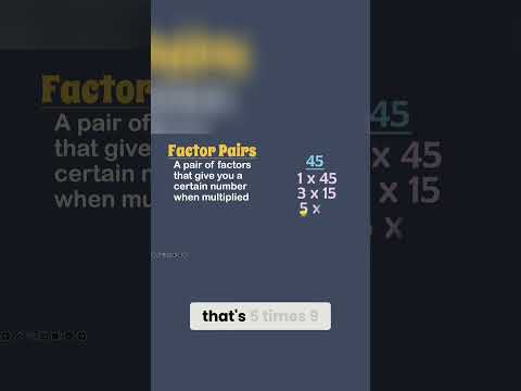 Discover the Factors of 45 - A Comprehensive Guide