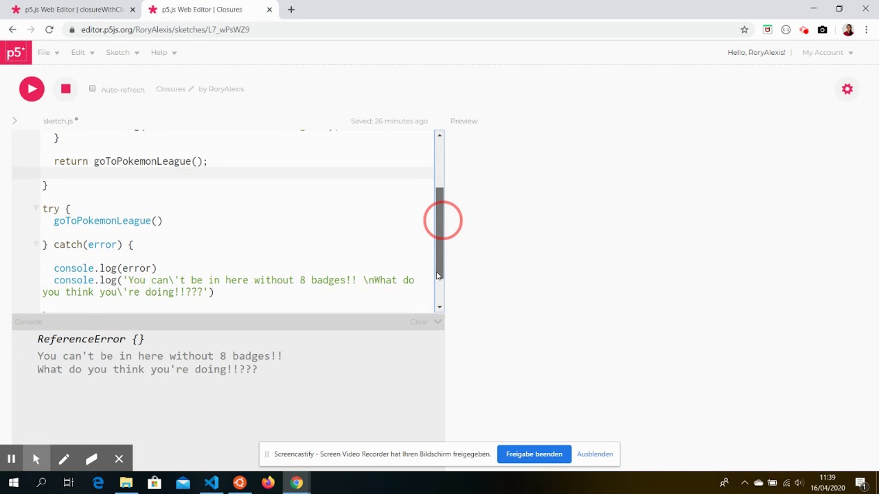 JavaScript Closures and Pokemon