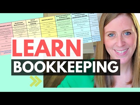 8 ways to LEARN BOOKKEEPING! Certified bookkeeper (with free download!)
