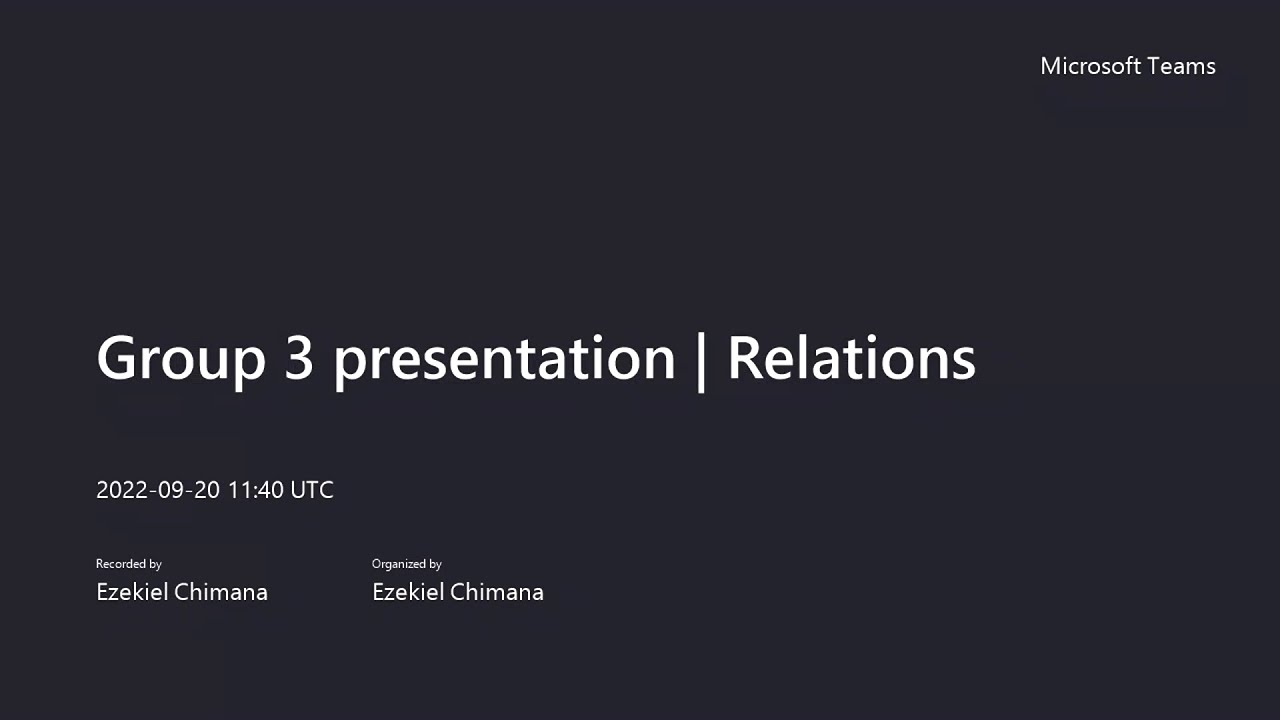 Relations | Group 3 Presentation | Relations | Mathematical Foundations | Discrete Mathematics