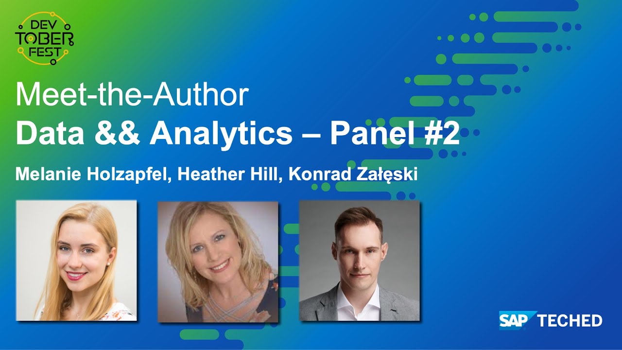 Meet-the-Author: Data & Analytics – Panel #2