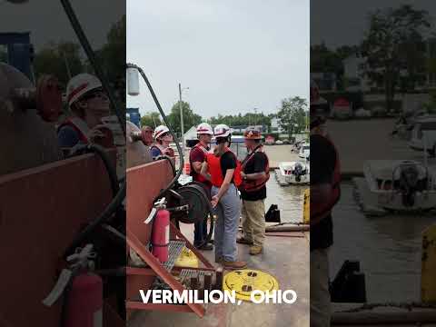 Dredging 50K Cubic Yards of Sediment! #usace #dredging #vermilion
