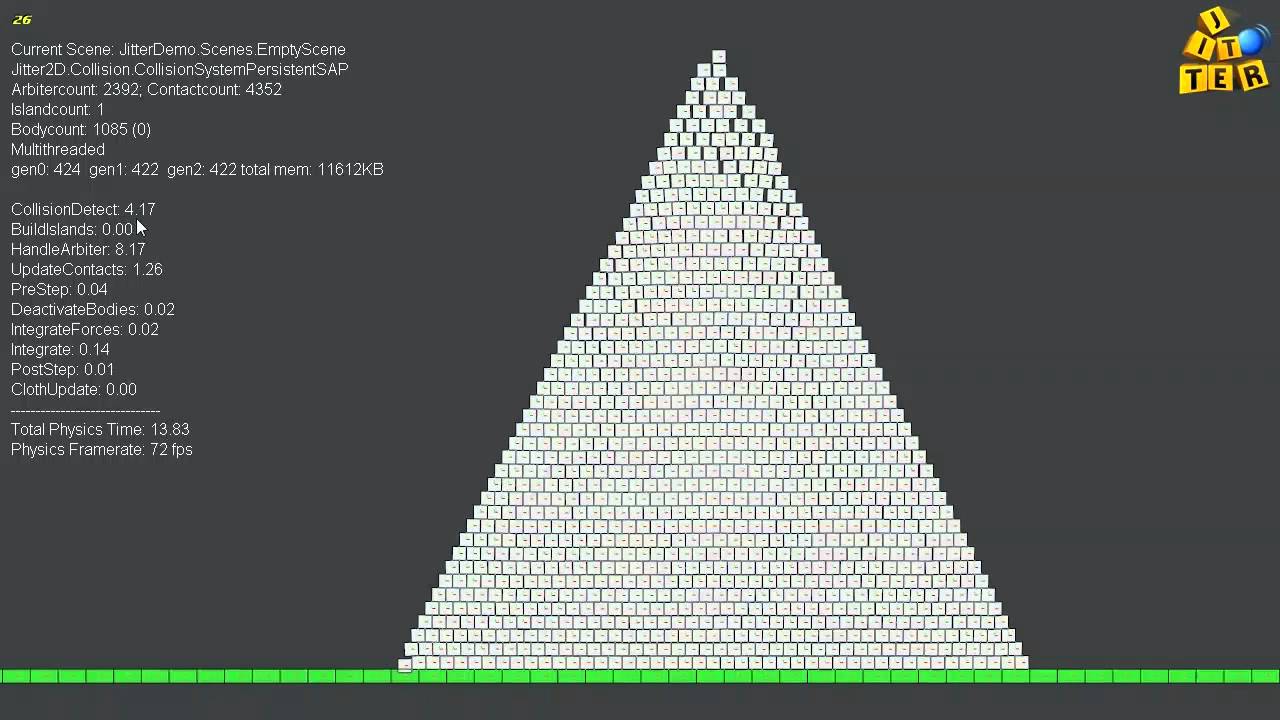 Jitter Physics 2D Demo #4