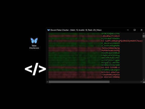 Discord Token Checker v1.0 - Weon Tools