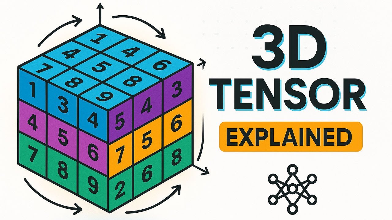 3D Tensor Explained Quickly | Visual Guide with Applications