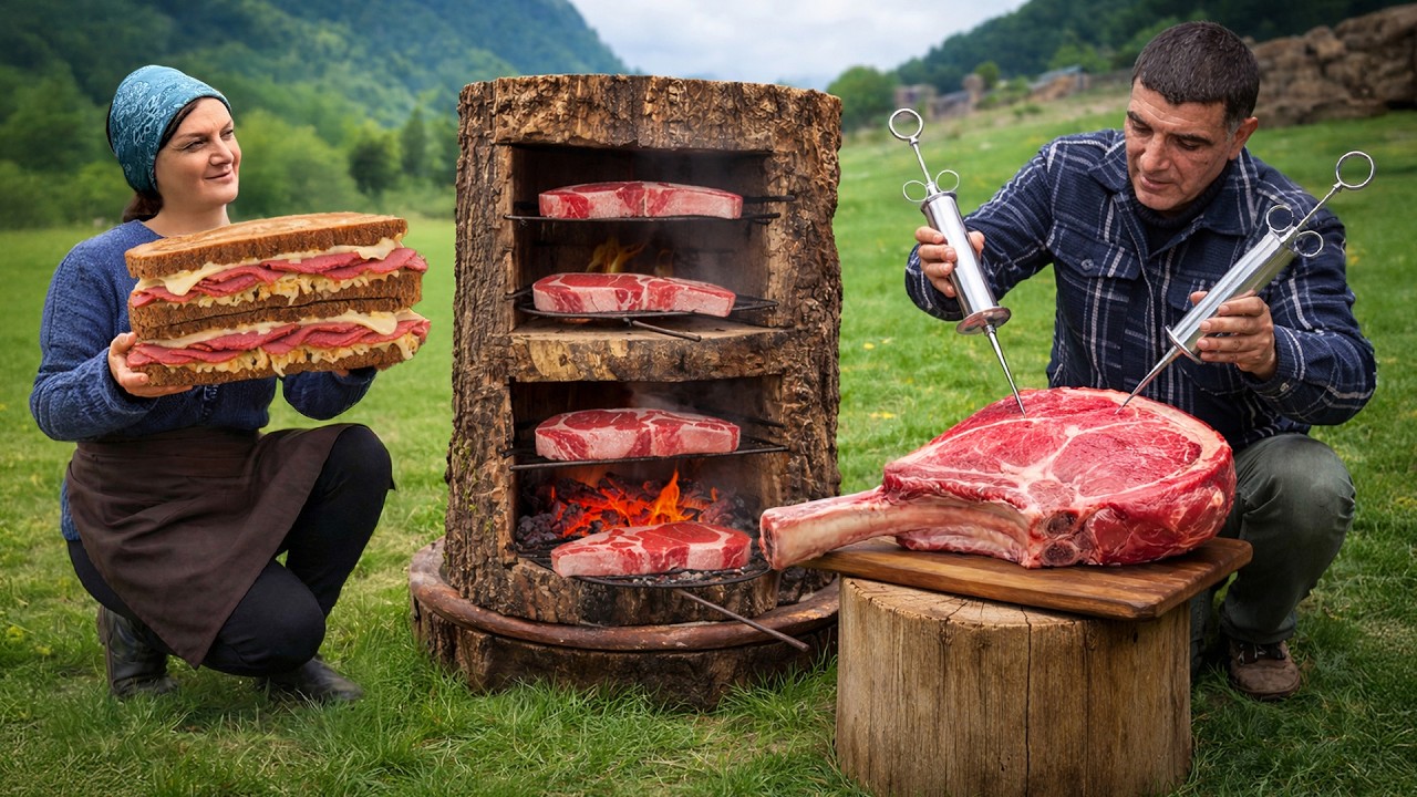 The BEST of Village Life And Recipes In The Mountains 4K