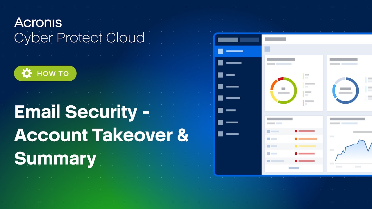 Acronis Email Security - Account Takeover & Summary