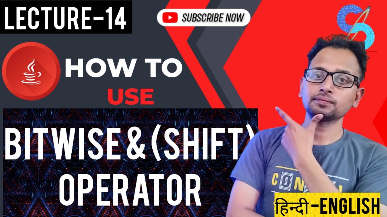 LECTURE-14 JAVA BITWISE OPERATOR | SHIFT OPERATOR | FULL JAVA TUTORIAL |OBJECTIVE #bitwiseoperators