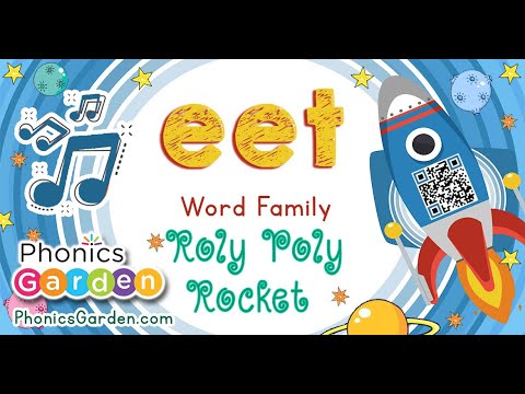 EET | Word Family | Roly-Poly Rocket | Phonics Garden