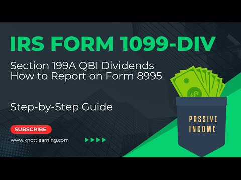 IRS Form 1099-DIV with Section 199A Dividend Distributions