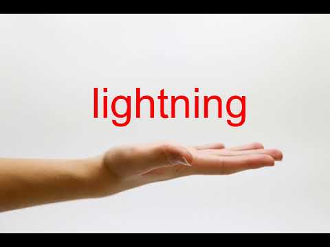 How to Pronounce lightning - American English