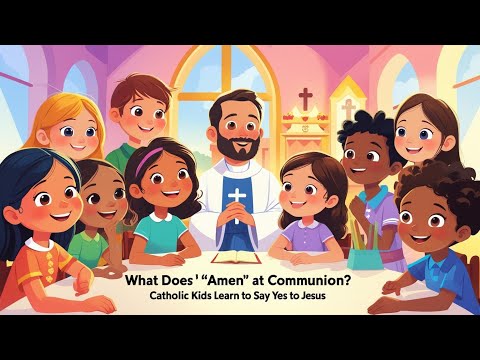What Does βAmenβ Mean at Communion? | Catholic Kids Say Yes to Jesus