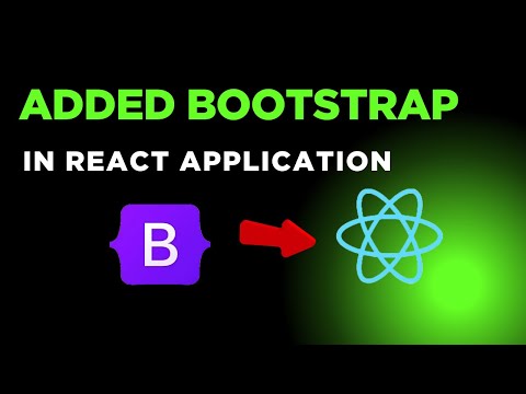 How to Add Bootstrap to a React Project #react #bootstrap #programming #coding #youtube