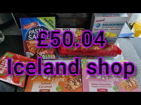 Iceland top up shop | Grocery haul