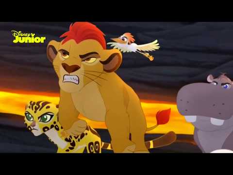 La Garde du Roi Lion: Kion et sa Cicatrice + Kion combat Scar.