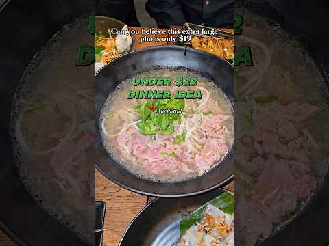 Giant pho for only $19 in Auckland New Zealand #food #pho #vietnamese #ricenoodle