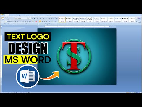 How to Create a Logo Design in Microsoft Word Hindi Tutorial || TS Logo Design in Ms Word || MS WORD