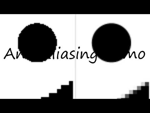 How to pronounce Anti aliasing demo in English?