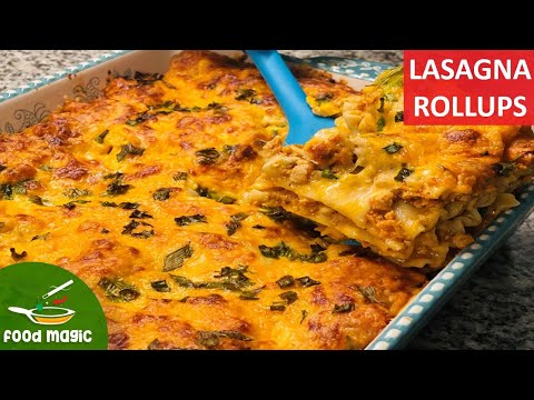 LASAGNA ROLLUPS //Absolutely Delicious//Cheesy& Juicy//Freezer Friendly //make ahead of time