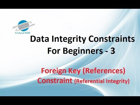 Foreign key integrity Constraint - Type of Constraint in Database