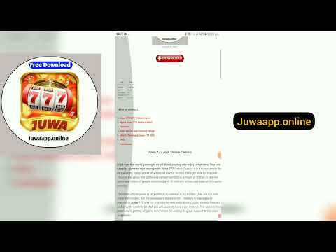 Juwa 777 Casino Online App Free Download for Android