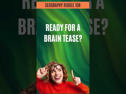 Geo quiz! Prepare to Challenge Your Intellect! #brainteaser #braingames #geoquiz #nature #geography