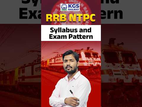 RRB NTPC Syllabus Exam Pattern📃 by Khan Sir #rrbntpc #ntpcrailway #syllabus #exampattern #kgsrailway