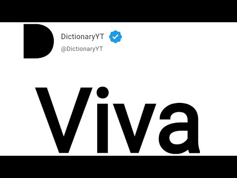 Viva Meaning in English