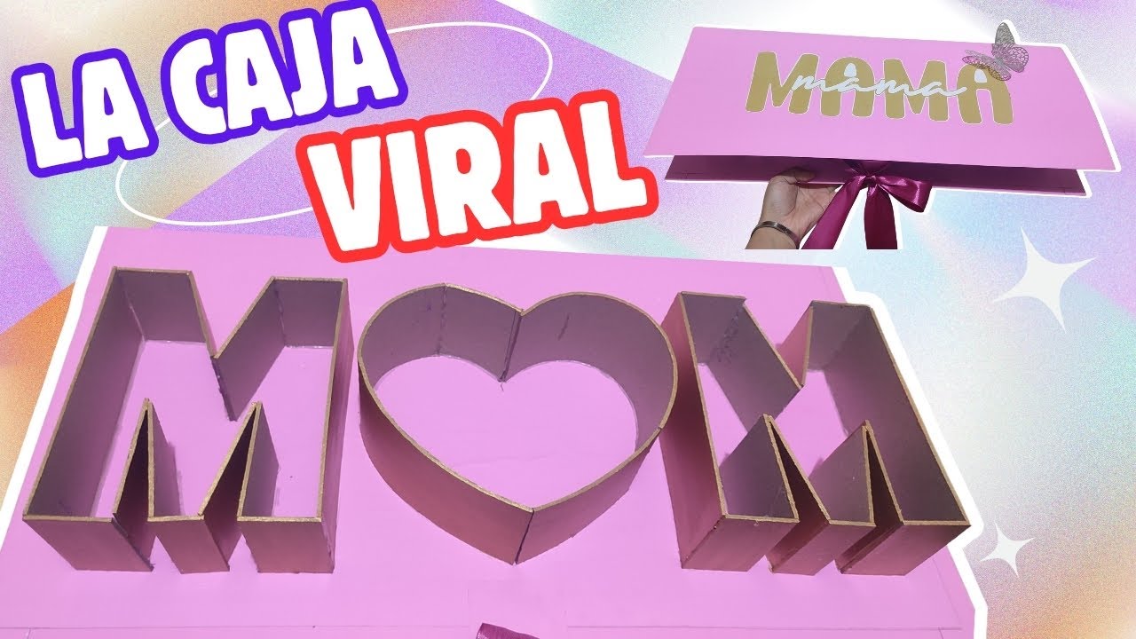 Tutorial | MOM Box with templates | Viral TikTok Box #mothersday