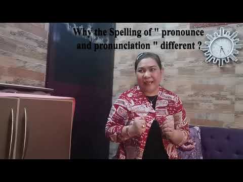 The difference between Pronunciation and Pronounciation