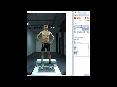 2D markerless tracking: Drop Jump - skeleton // CONTEMPLAS MULTI CAMERA SYSTEM®