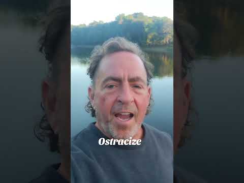 Fascinating origin of the word " Ostracize"!