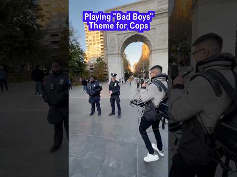 Playing BAD BOYS theme song for Cops!👮♂️😂