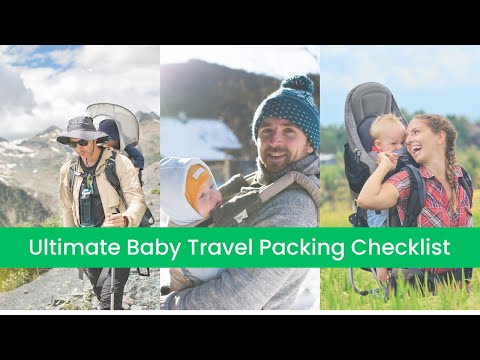 Ultimate Baby Travel Packing Checklist | Guide to Traveling with a Baby | #babytravel | SoonMomToBe