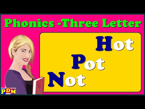 #PHONICS | Rhymes | Word Family | Three Letter Words | Words ot | OT Phonics - PDM