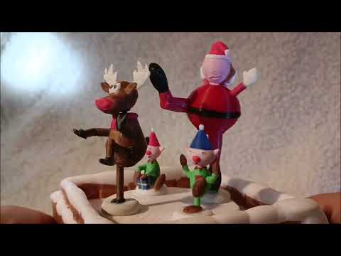 STL file Dancing Santa and Rodolph 💃・Template to download and 3D print ...