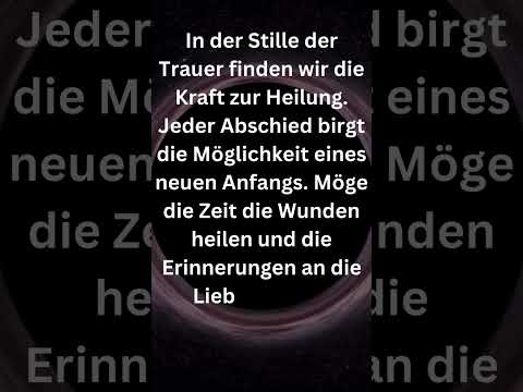 Jeder Abschied birgt die Möglichkeit