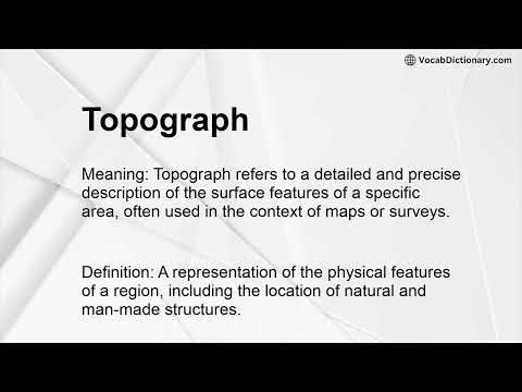 Topograph Meaning