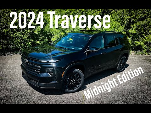 2024 Chevrolet Traverse - Midnight Edition - Review and Walk Around