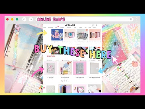 🛒Unique online shops to buy 6 ring binders from 🌈📒