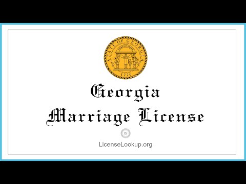 Georgia Marriage License - What You need to get started #license #Georgia