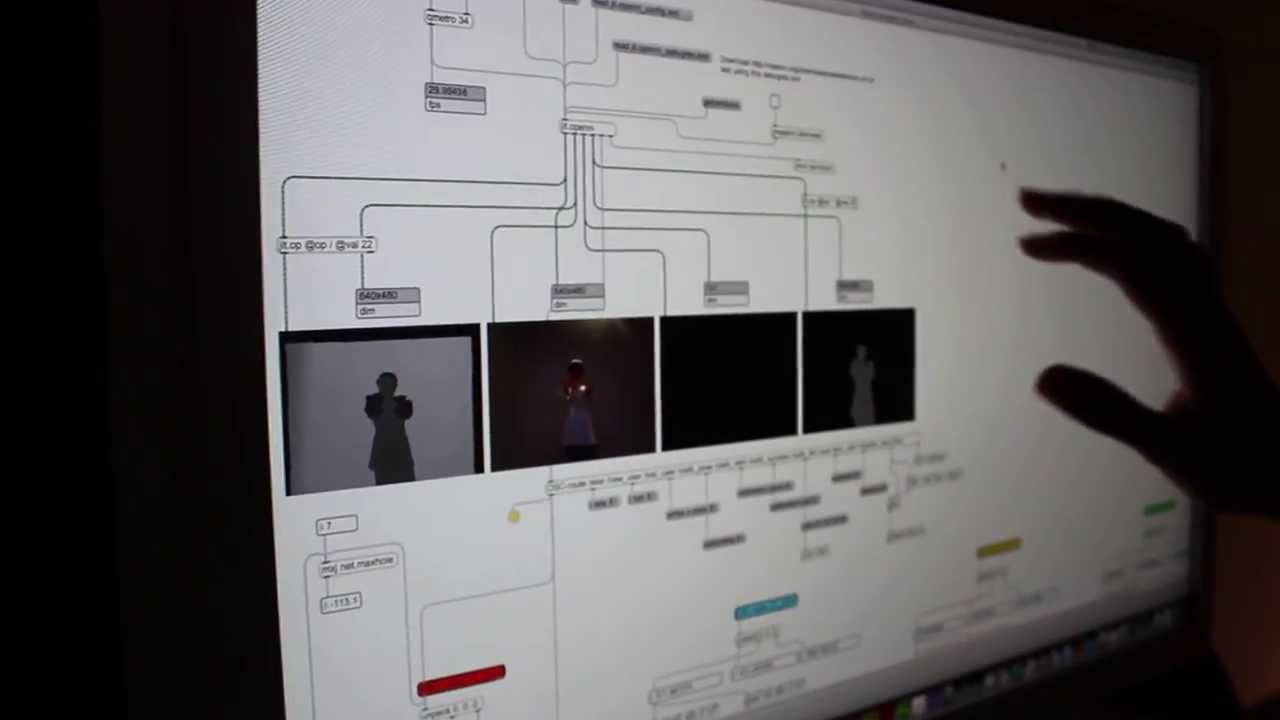 Kinect using Max MSP
