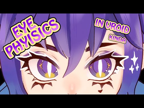 How to put eyephysics in Vroid (kinda)