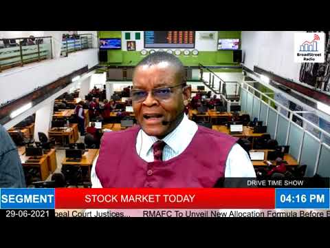 NIGERIA STOCK MARKET TODAY(NGX) 29TH JUNE 2021